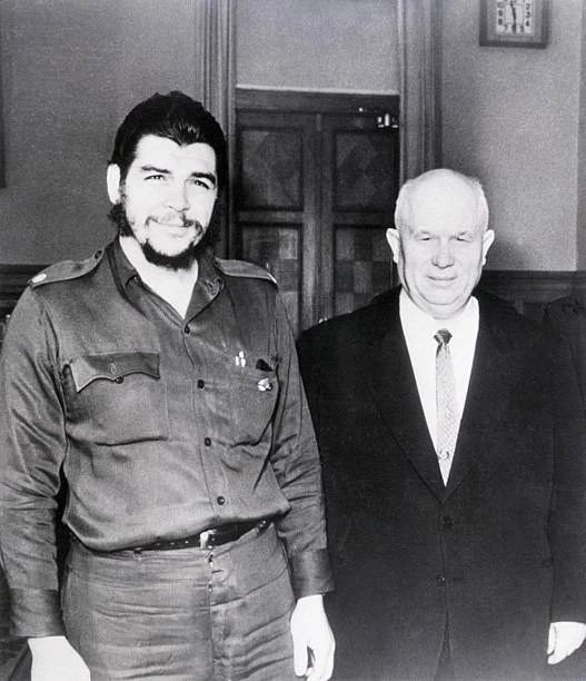 MOSCOW USSR SOVIET Premier Nikita Khrushchev Ernesto Guevara h- 1961 ...