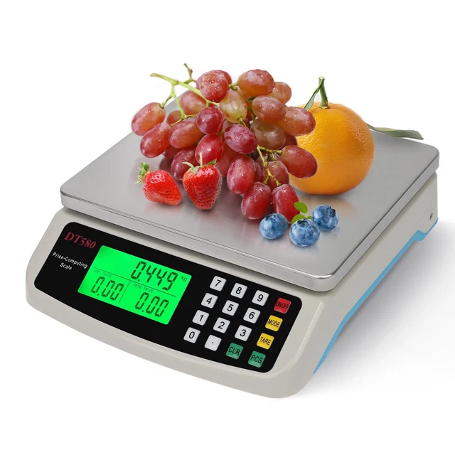KNSWE WAAGE KÜCHENWAAGE Groß Edelstahl Digitalwaage 40kg zum Gastronomie Mess... EUR 78,32 ...