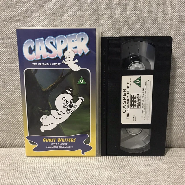 CASPER & FRIENDS - Vhs Video - Ghost Writers - Casper The Friendly ...