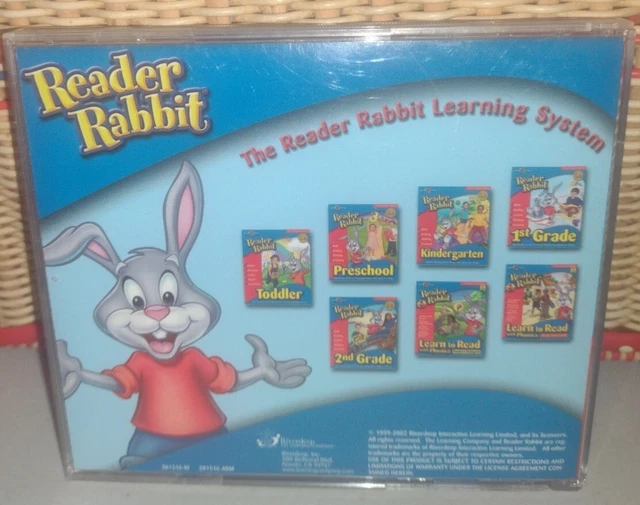READER RABBIT LEARN To Read With Phonics Preschool & Kindergarten Pc ...