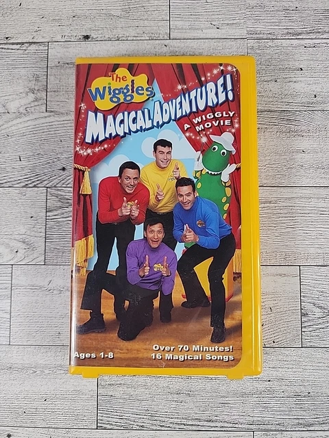 The Wiggles Magical Adventure A Wiggly Movie Vhs 2006 Yellow Clamshell 6187