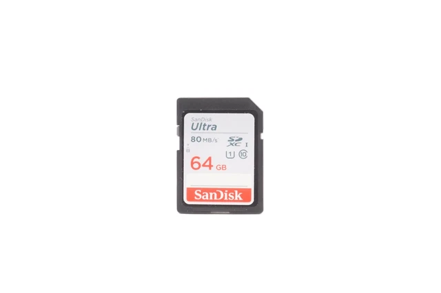 SANDISK SD 64GB Ultra Speicherkarte Card Memory Card SDXC 80MB/s EUR 7 ...