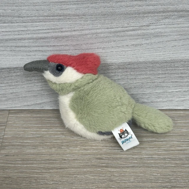 JELLYCAT BIRDLING WOODPECKER Retired Mini Beanie Bird Plush £35.00 ...