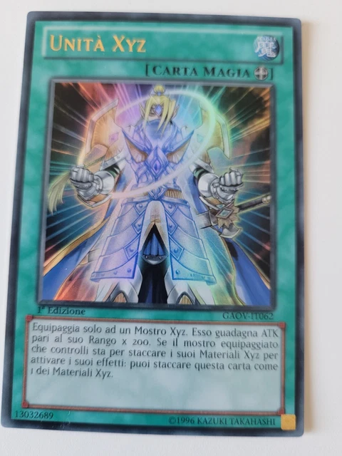 CARTA YU-GI-HO GAOV Unita' Xyz It062 Ultra Rara 1°Edizione EUR 10,00 ...