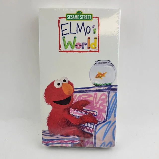 SESAME STREET ELMO’S World 2000 Vhs Tape Sony Wonder Sealed Brand New ...