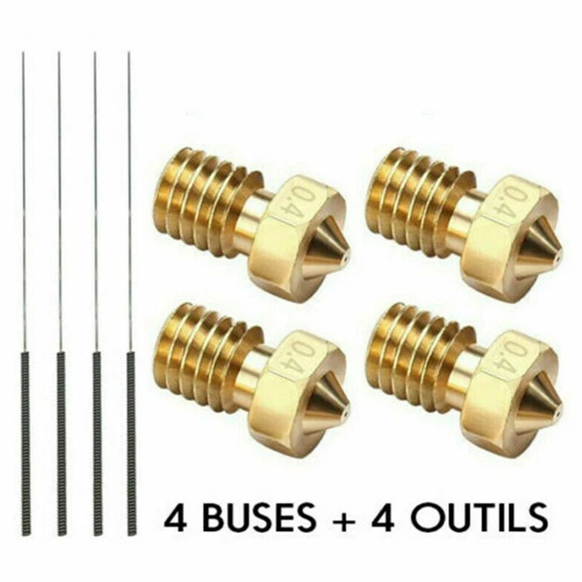 EXTRUDER NOZZLE NOZZLE Tool Cleaning Tools For 3D Printer M6 Screw 1 ...