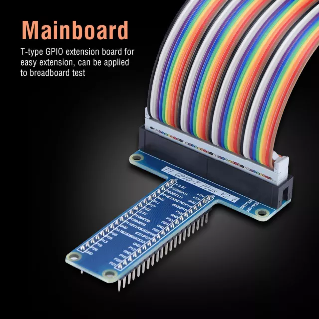 40 PIN EXTENSION Board Kit Adapter 40-Pin GPIO Cable For 1B+/2B/3B $7. ...