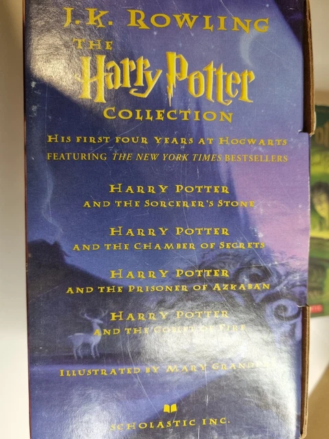 HARRY POTTER SOFT Cover Used Books 1 2 3 4 6 J K Rowling Box Set ...