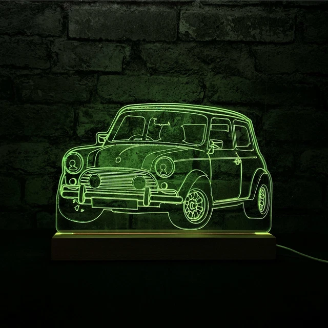 CLASSIC MINI NIGHT Light - Display Light - Mini Cooper Classic Car Lamp ...