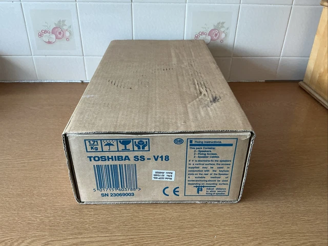 2 PAIRS BOXED and unused Toshiba SS-V18 Surround Sound Speakers £19.99 ...