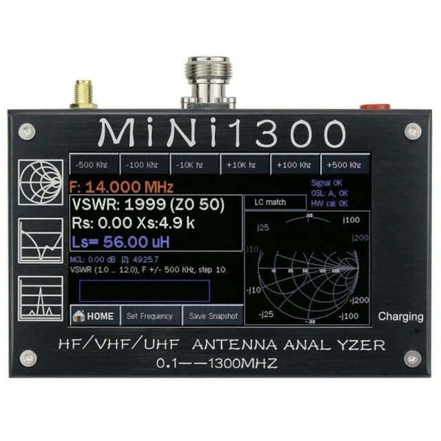 SWR MEASUREMENT MADE Simple The Mini1300 Portable Antenna Analyzer ...