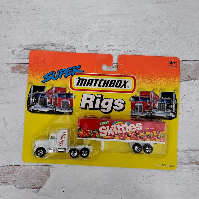 1994 MATCHBOX SUPER Rigs Skittles Semi Kenworth Tractor Trailer Truck ...