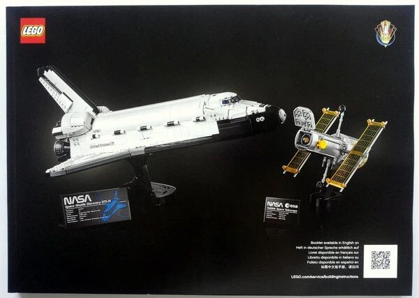 LEGO® BUILDING INSTRUCTIONS for Creator Expert NASA Space Shuttle ...