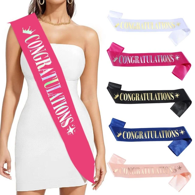GRADUATION ETIQUETTE RIBBON Etiquette Belt Graduation Strap Etiquette ...