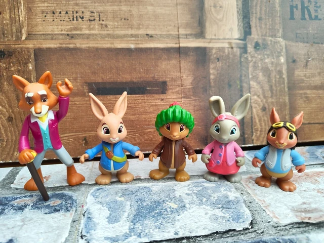 PETER RABBIT FIGURES - Benjamin Bunny Lily Bobtail Mr Todd Fox ...