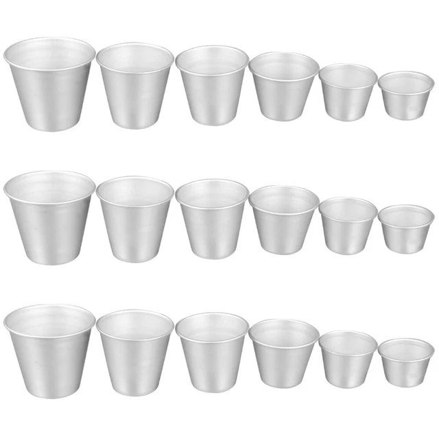MÉTAL PUDDING BOL Muffin Gâteau Moule Ramequins Sauce Tasses EUR 37,99 ...