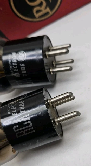6A3 PAIR RCA Valves Tubes For Hifi Amplifier Radio Tested 100% NOS $68. ...