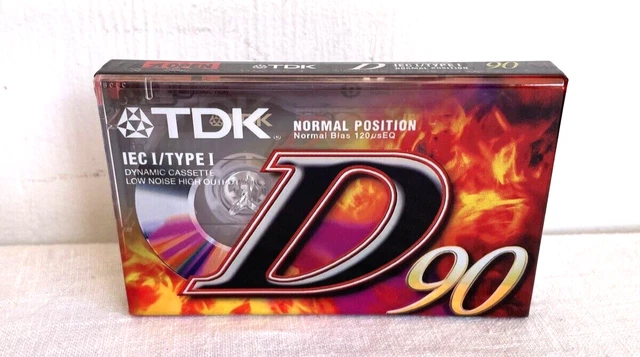 TDK D 90 Normal Position Type I Blank Audio Cassette - 1997 EUR 11,07 ...