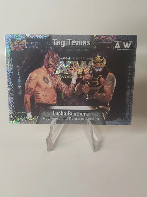 #82 REY FENIX & PENTA el ZERO. 2022 Upper Deck AEW PYRO TAG TEAMS ...
