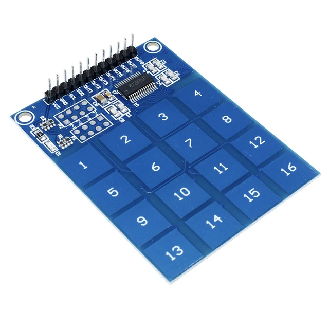 ARDUINO TTP229 16 Channel Digital Capacitive Switch Touch Sensor Module ...