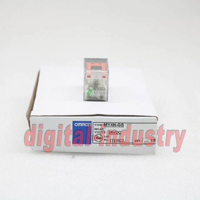 BOÎTE NEUVE/10PAQUET OMRON petit relais MY4N-GS MY4N-GS 24VDC LIVRAISON ...