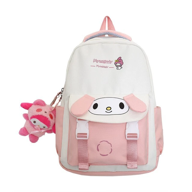 SANRIO BACKPACK CINNAMOROLL Pompom Purin Mymelody Kuromi Student ...