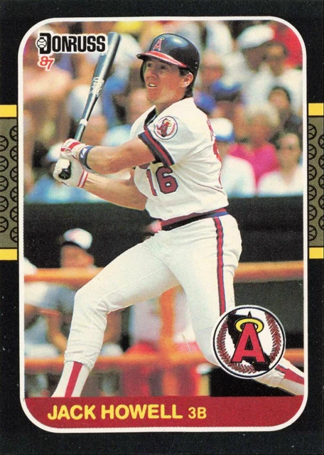 1987 DONRUSS BASEBALL Jack Howell California Angels #305 EUR 1,09 ...