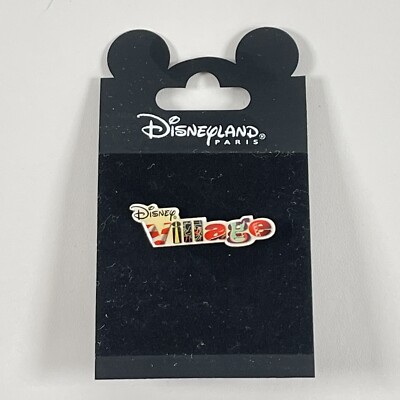 EURO DISNEY DLRP Disneyland Paris - Disney Village Logo Pin from 2001 ...