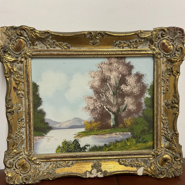 HALLER LANDSCAPE SCENE original oil painting £40.13 - PicClick UK