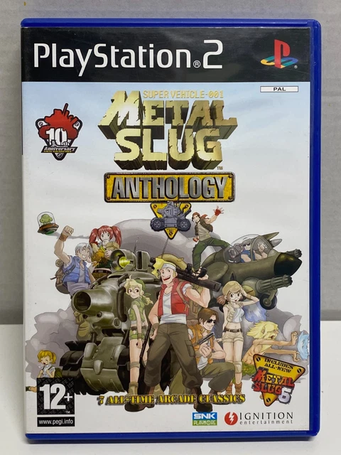 METAL SLUG ANTHOLOGY - SNK - Sony PlayStation 2 PS2 - UK English PAL £ ...