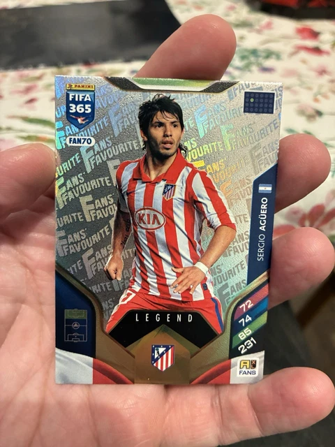 PANINI FIFA 365 2026 Sergio Aguero Red Parallel Fans favourite ...