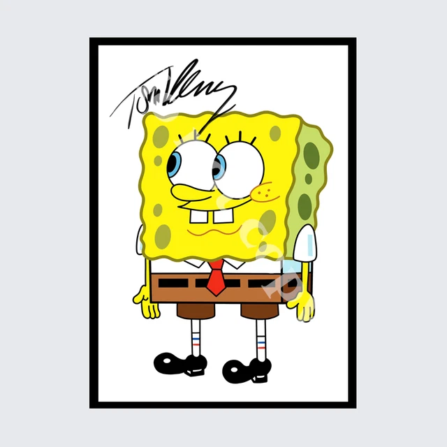 SPONGEBOB SQUAREPANTS TOM Kenny Signed Autograph Poster Print A5 A4 A3 ...