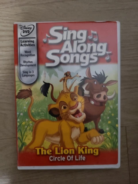 DISNEY SING ALONG Songs The Lion King Circle Of Life DVD EUR 2,16 ...