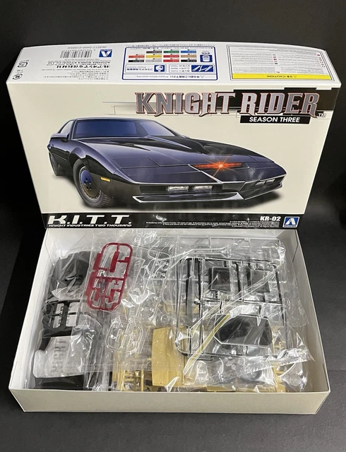 AOSHIMA KR-02 KNIGHT Rider K.I.T.T. Season Three 1/24 Scale Model Kit ...