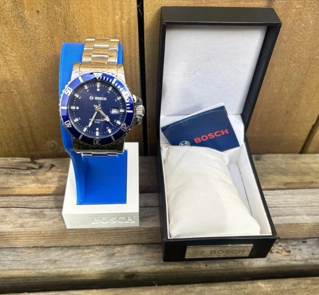 BOSCH WATCH 80TH Anniversary with custom made display stand £104.72 ...