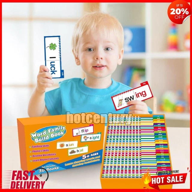 CVC WORD FLIP Chart Interactive Consonante Vocale Word Builder for ...