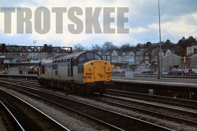 35MM SLIDE BR British Rail Diesel Loco Class 37 37037 1996 Newport ...