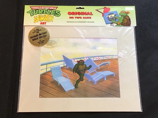 TEENAGE MUTANT NINJA Turtles TV Series Painted Animation Art Cel ...