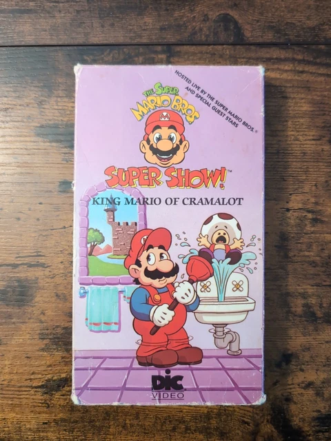 THE SUPER MARIO Bros Super Show King Mario of Cramalot VHS Tape 1989 No ...