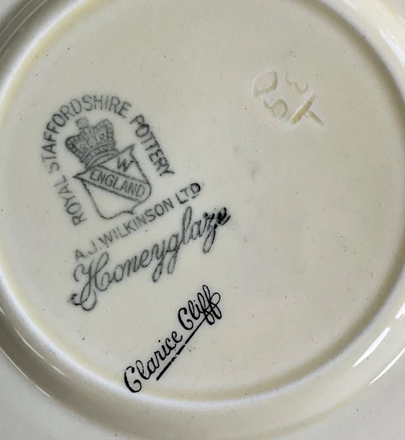 ORIGINAL CLARICE Cliff Crocus Design Octagonal Plate In Great Condition ...