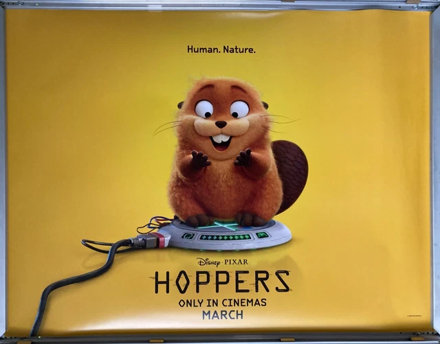 CINEMA POSTER: HOPPERS 2026 (Advance Quad) Jon Hamm Meryl Streep Dave ...