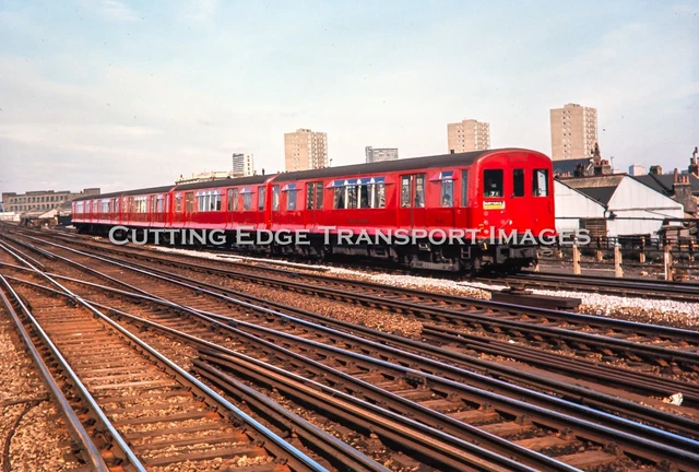 ORIGINAL RAILWAY SLIDE: London Transport Electric Unit at New Cross May ...