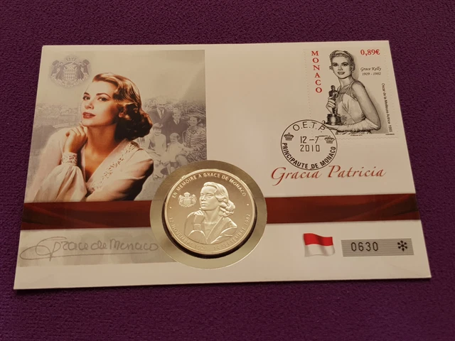 MONACO 🇲🇨 GRACE Kelly 💥 Gracia Patricia 💥 Numisbrief 2011 PP 💥 Proof £ ...