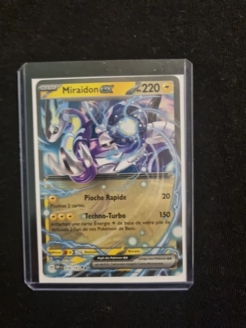 CARTE POKEMON MIRAIDON Ex 079/197 Ultra Rare Flammes Obsidiennes Ev3 Fr ...