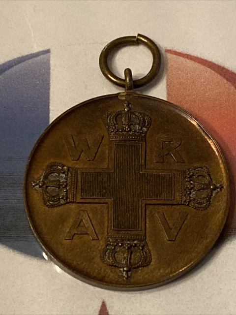 13- MEDAILLE DE la croix rouge allemande ww1 sans ruban , en bronze ...