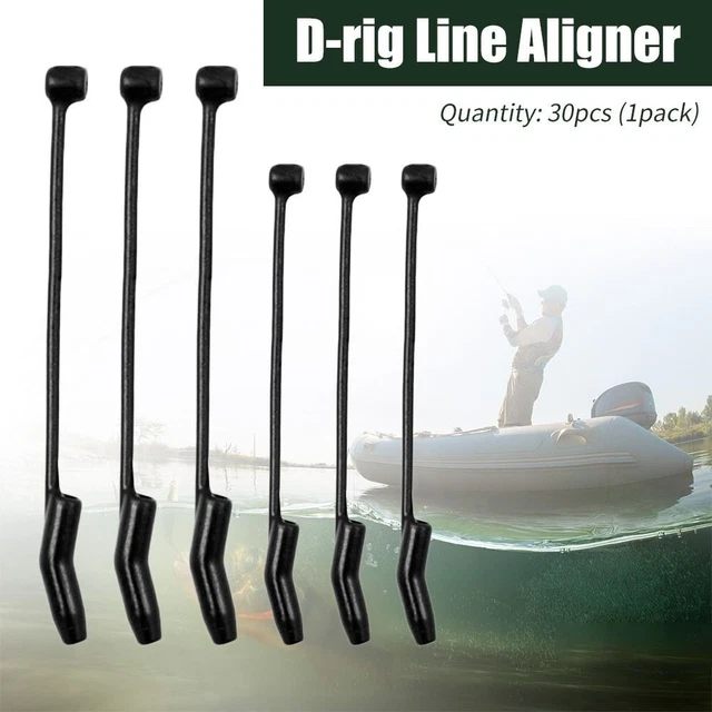 RIGS TUBE D-RIG Line Aligner Positioner Terminal Tackle Fishing Hook ...