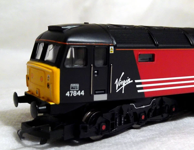 A HORNBY CLASS 47 Diesel Electric Locomotive. Virgin Livery. Super ...