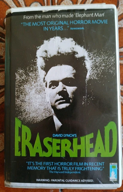 ERASERHEAD PALACE PRE Cert Vhs £37.10 - PicClick UK
