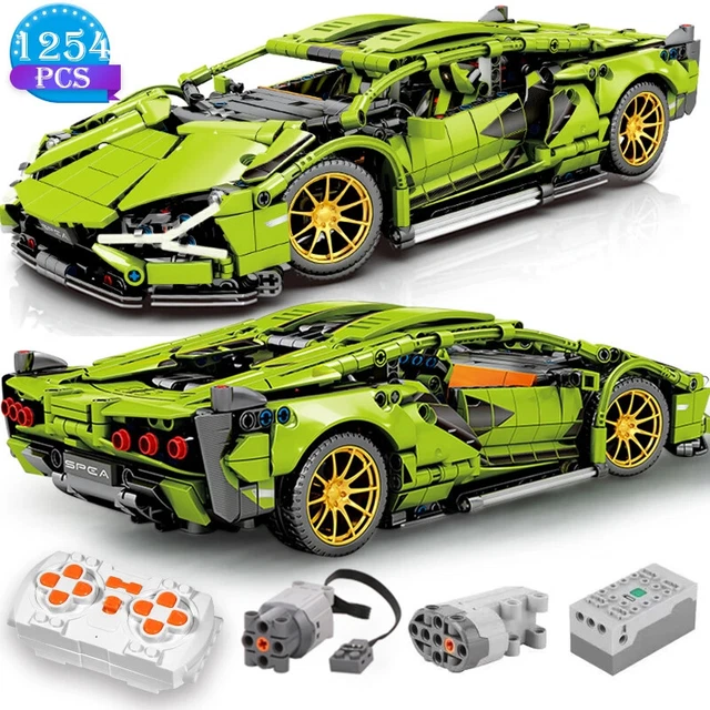 TECHNICAL BUILDING BLOCKS Racing Car Static Model Remote Control Toys ...