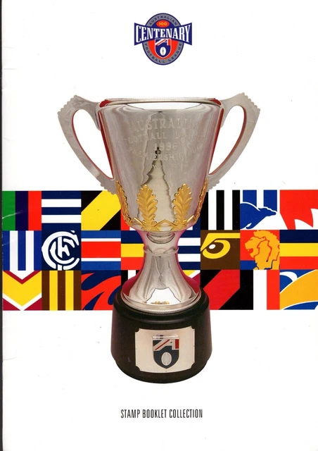 1996 AUSTRALIA CENTENARY Of AFL Stamp Booklet Collection Of 16 Booklets ...